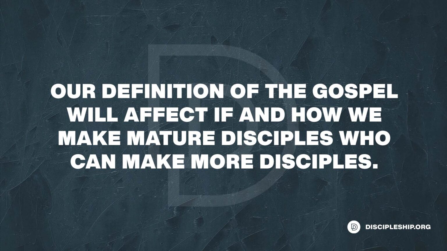 Why are Relationships and Love So Important in Discipleship ...